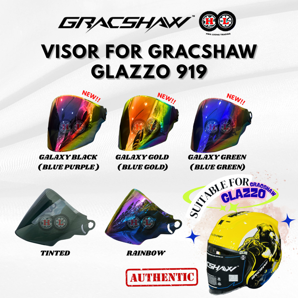 VISOR GRACSHAW GLAZZO 919 | Shopee Philippines