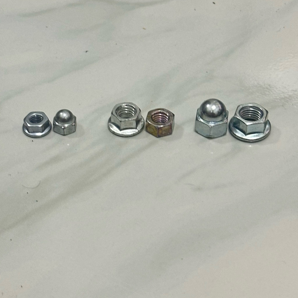 A30 FLANGE NUT Regular cap nut M6 m8 m10 key 10 12 14 NUTS ORIGINAL ...