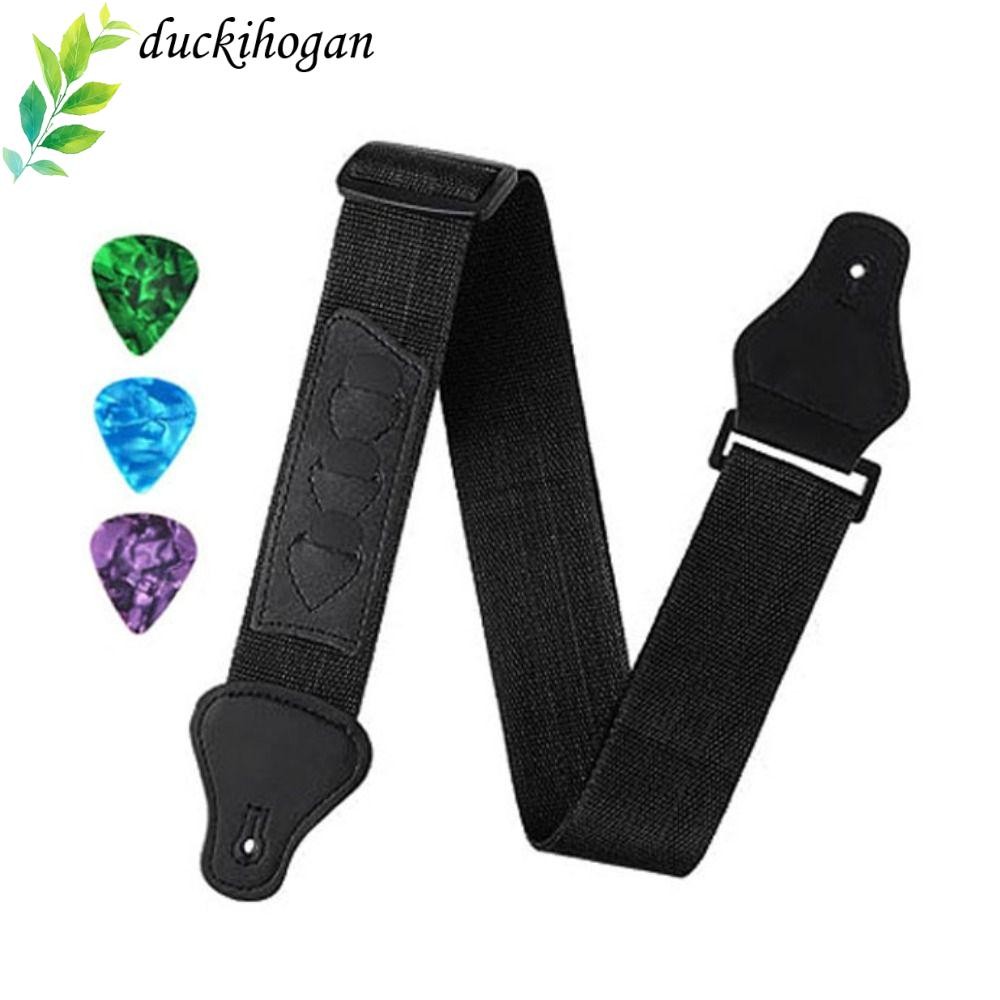 DUCKIHOGAN Guitarra Belt Strap, Adjustable Nylon Guitar Strap, With 3 ...