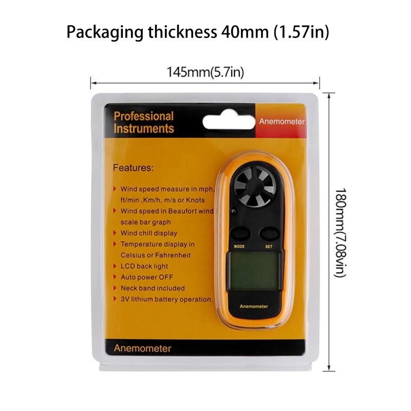 Shopee-5019PH Air Wind Speed Scale Accurately Measure Wind Speed ...