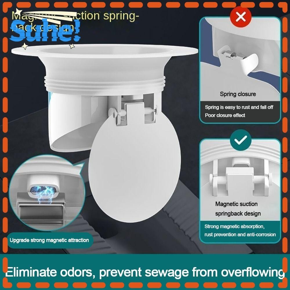 HI-SUHE Squatting Pan Anti-smell Plug, Deodorize Plastic Squatting Pit ...