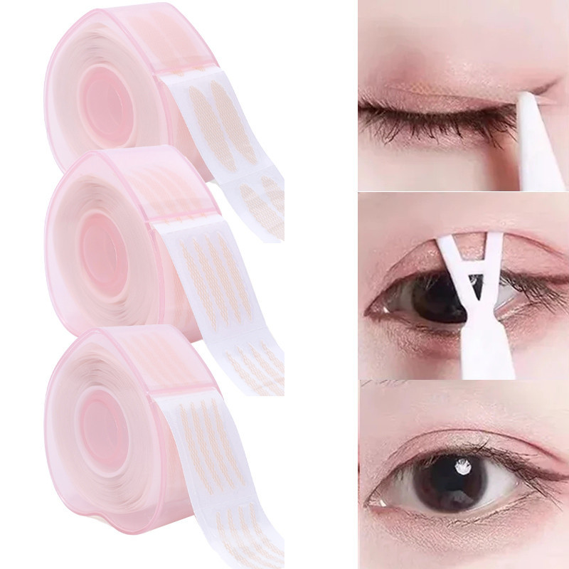 360Pcs/Roll Invisible Double Eyelid Stickers/Self Adhesive Mesh-Lace ...