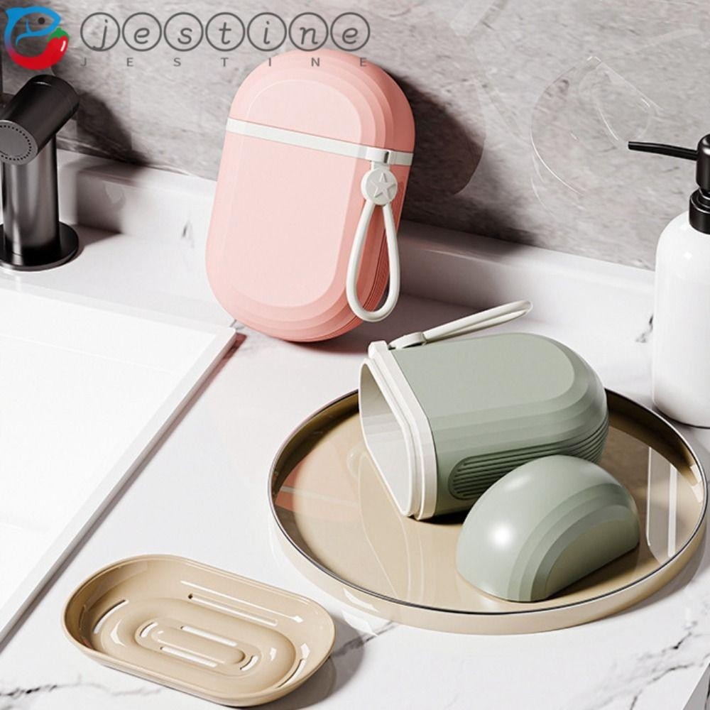 JESTINE Portable Soap Box, Waterproof Plastic Soap Holder, Creative ...