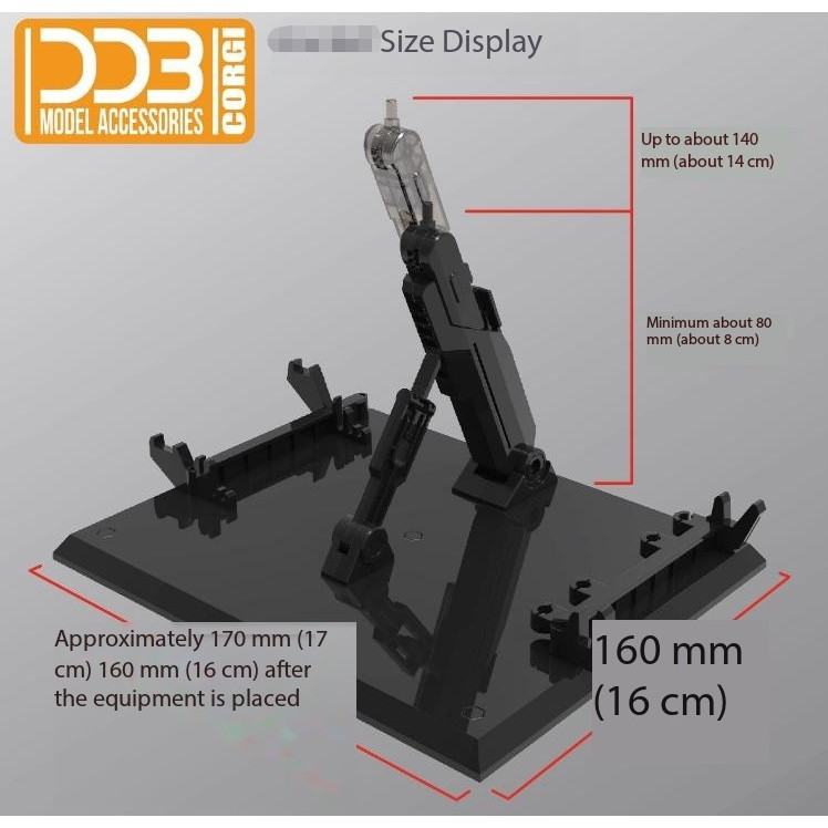 DDB TWFM FM 1/100 AERIAL Action STAND BASE BLACK | Shopee Philippines