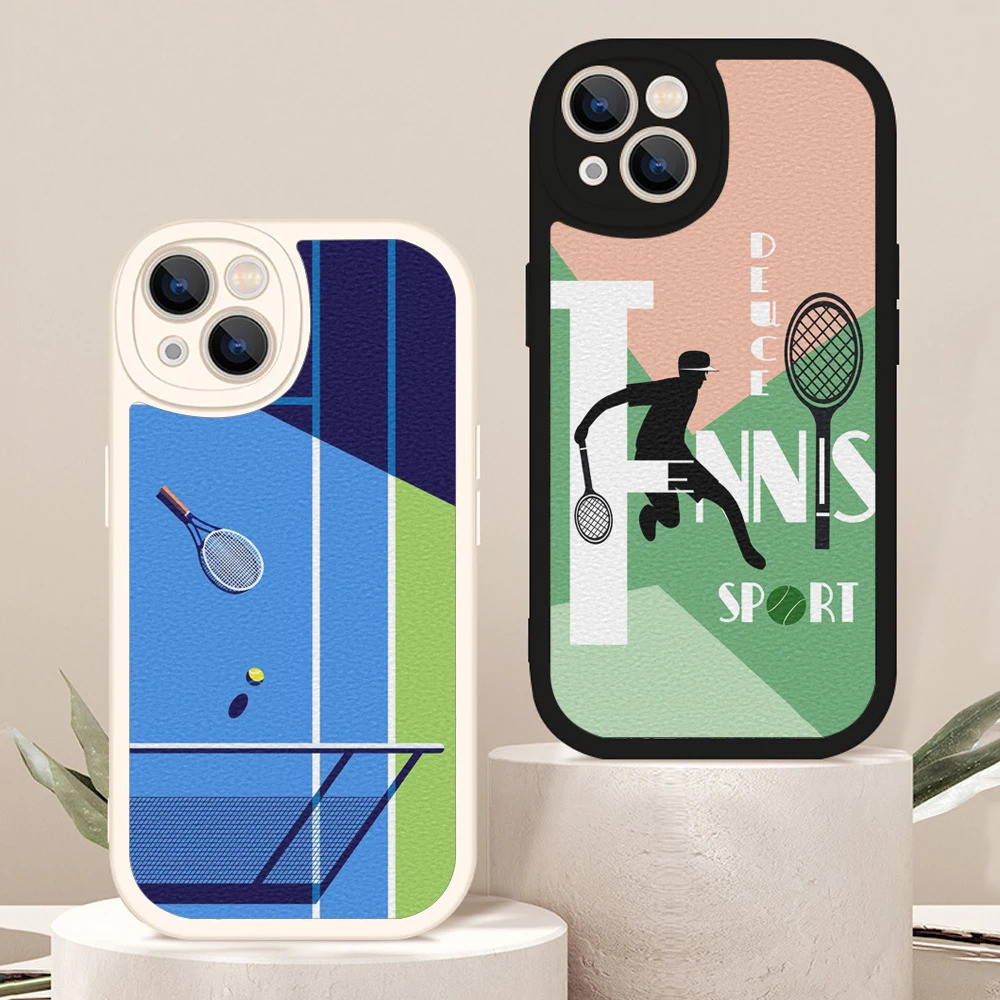 For Iphone Sport i love Tennis Phone Case for Iphone 15 13 12 11 14 Pro ...
