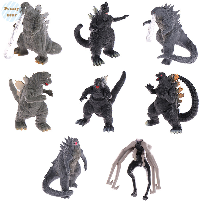 [Penny Bear] 8Pcs/Set Godzilla Vs Kong Model 5cm Action Figure ...