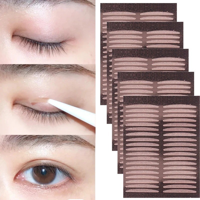Multi-types Invisible Eyelid Sticker / Transparent Self Adhesive Eye ...