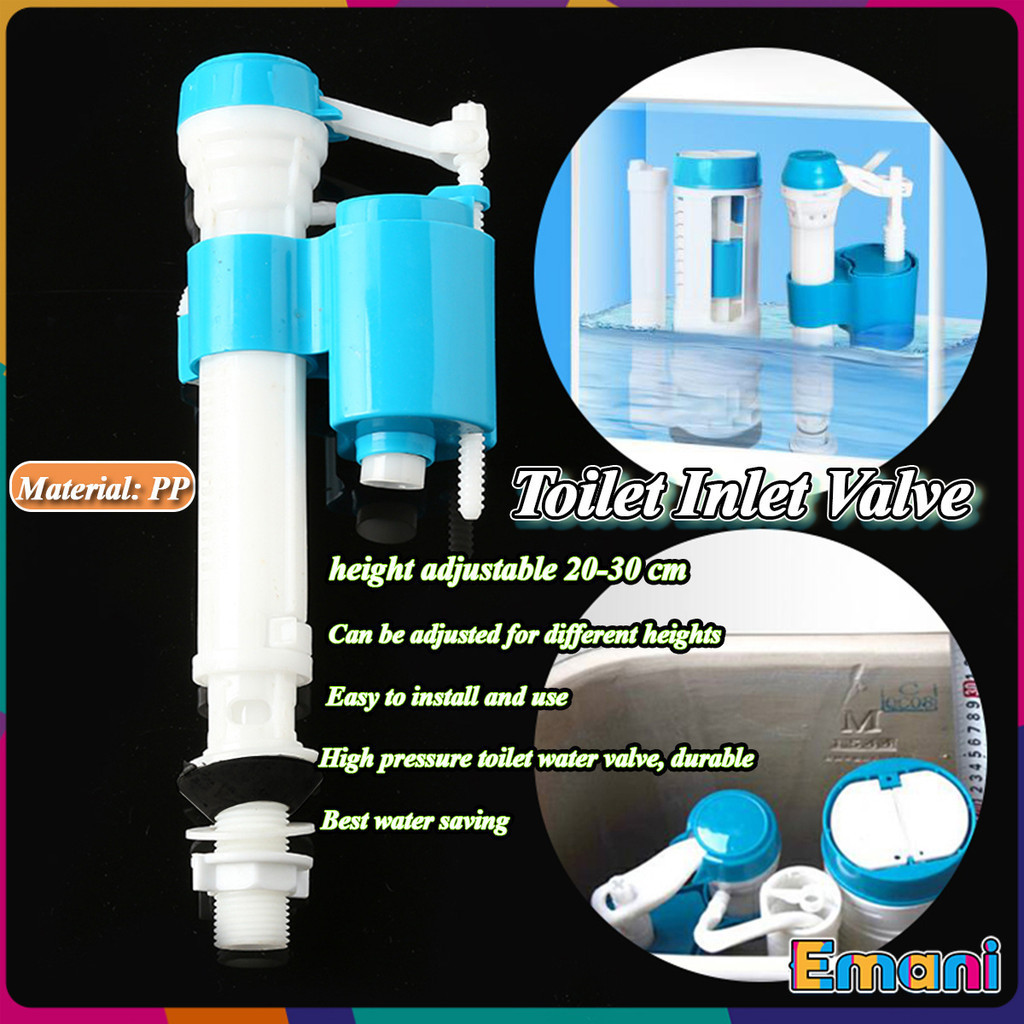 Em Toilet Water Tank Fittings Intake Valve Fast Fill Universal Toilet ...