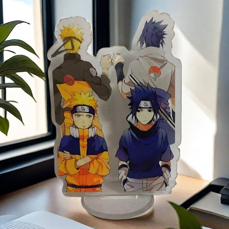 Naruto Uzumaki and Sasuke Uchiha Acrylic Standee - 10cm Anime ...