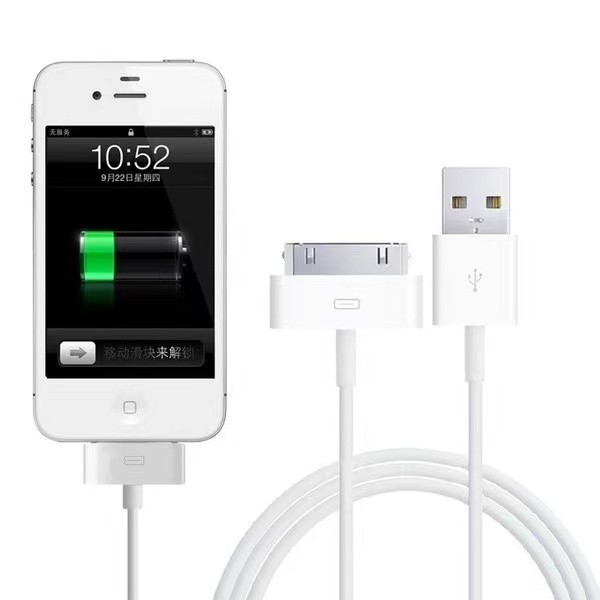 High Quality 30 PIN USB Charging Charger Cable For iPhone 3G 3GS 4 4S ...