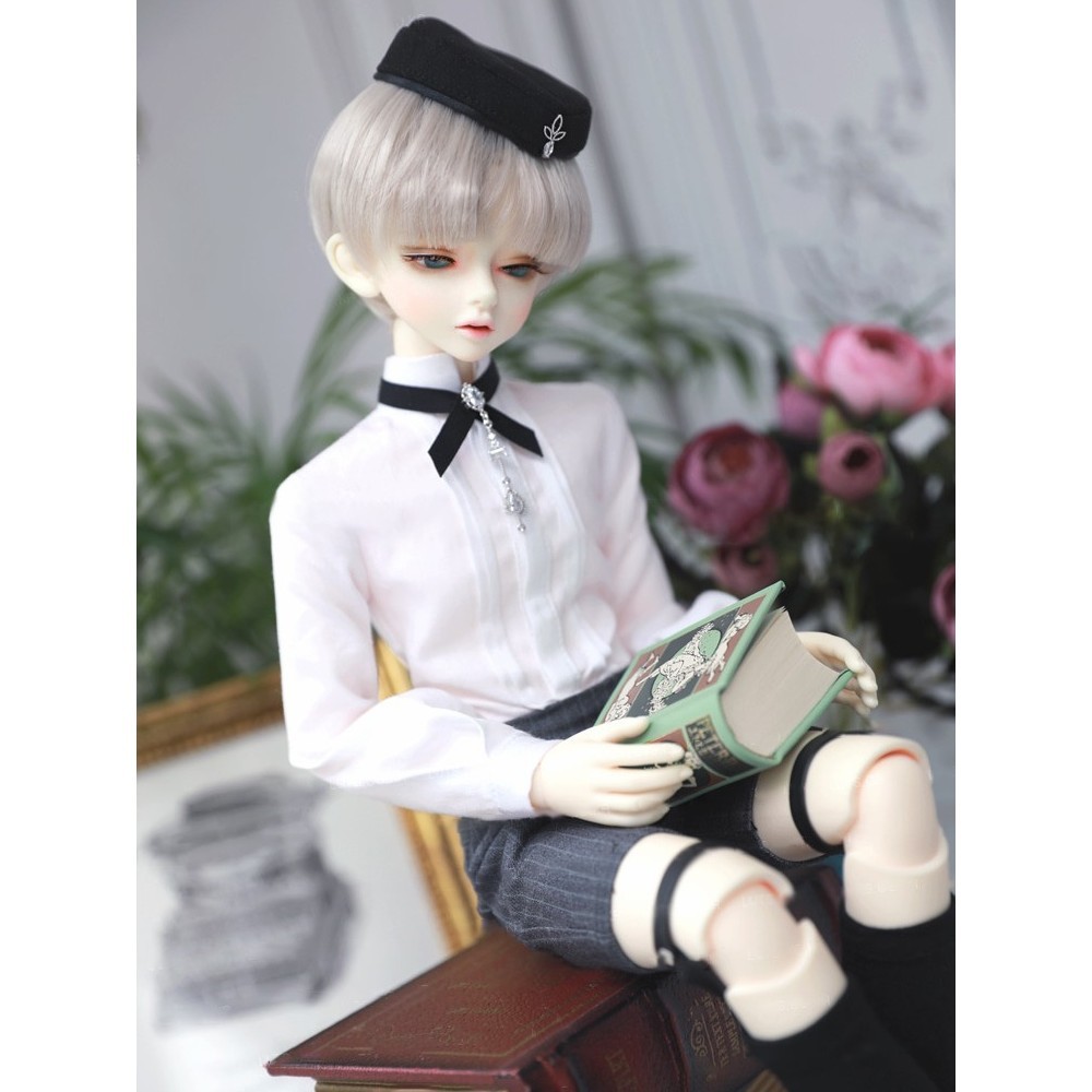 BJD Doll SD Full Set 1/4 Male Half Sleep Kid Delf BORY Joint Mobile ...