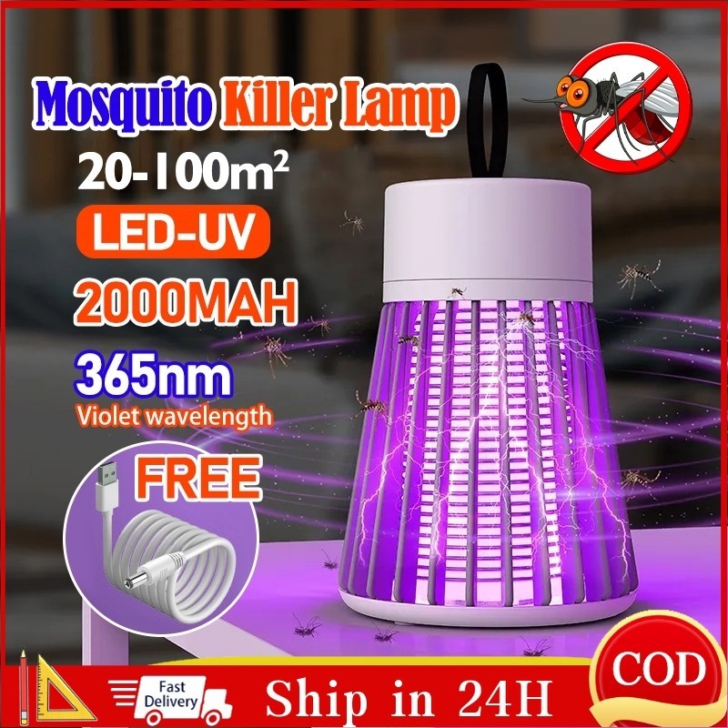 Mosquito lamp USB charge Electric Shock Mosquito Killer Lamp LED ...