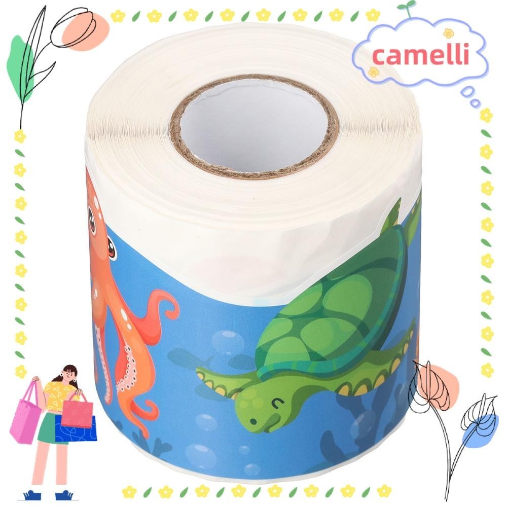 CAMELLI Borders Stickers, Rolled Blue Board Borders, Blackboard Ocean ...