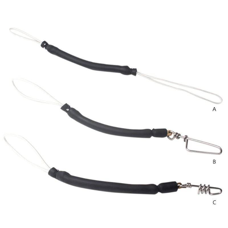RQ12cm Spearfishing Shockcord Rubber Bungee 10mm with Spectra/Corkscrew ...