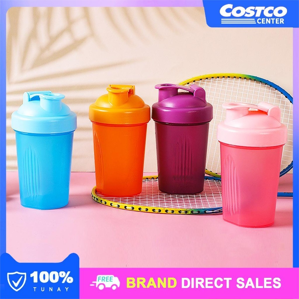 Portable 400ml Shaker Bottles Gym for Whey Protein Powder Mixing Bottle ...