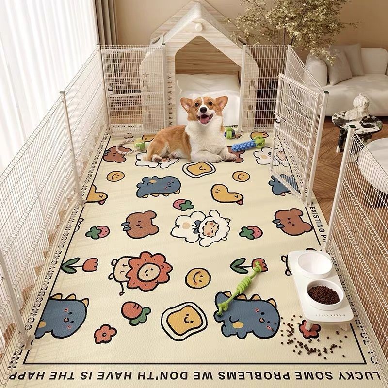 Waterproof Anti-Urine pvc Pet Floor Mat Cat Fence Anti-Slip Mat (Can Be ...