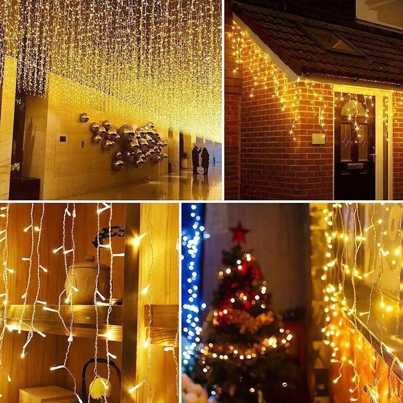 Solar String Lights Remote Control LED Outdoor Waterproof Shopping Mall ...