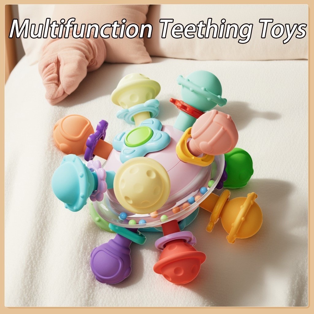 Newborn Manhattan Atomic Ball Sensory Teething hand grip ball toy ...