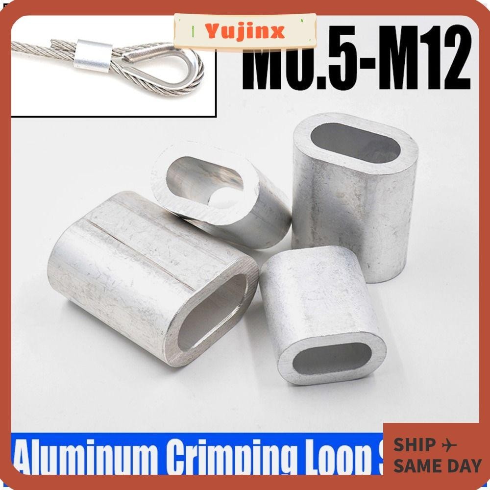 YUJINX 10-50Pcs Cable Clip, M1 to M12 Fixing Clip Crimp Sleeve, Oval ...