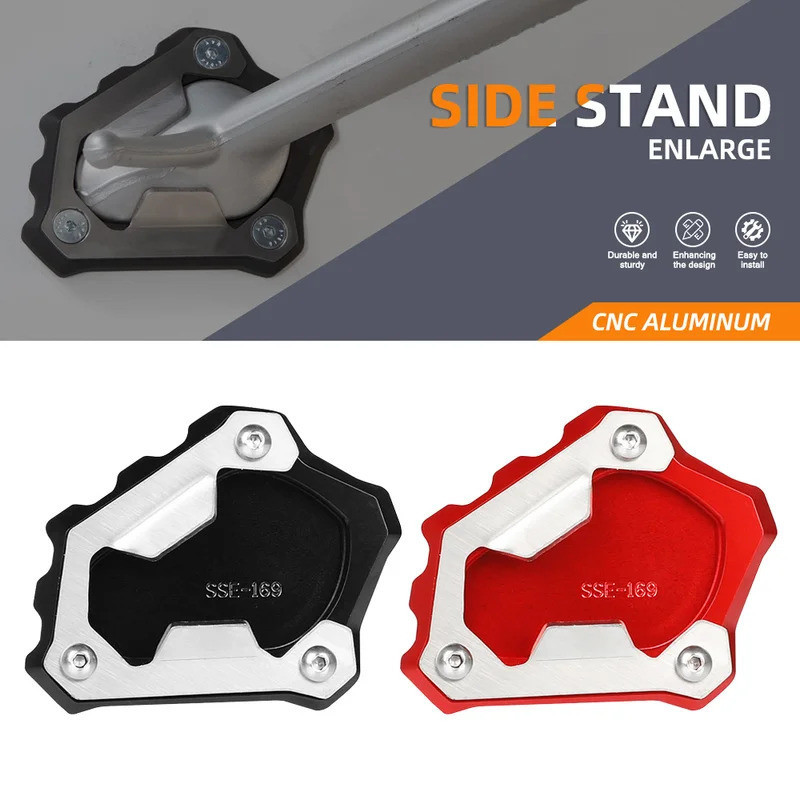 NEW 2023 Motorcycle Side Stand Enlarge Kickstand Extension Plate FOR ...