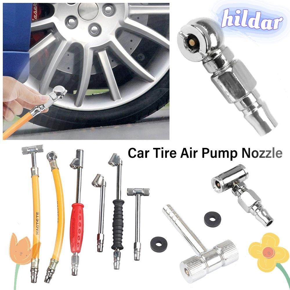 HILDAR Tire Air Pump Nozzle, Multiple Models Tyre Air Connection ...