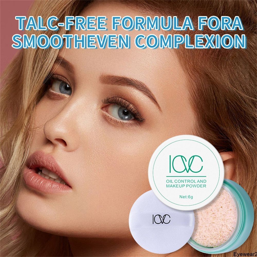 ICVC Dressing Powder Beauty Makeup Protection Evenly Powder Waterproof ...