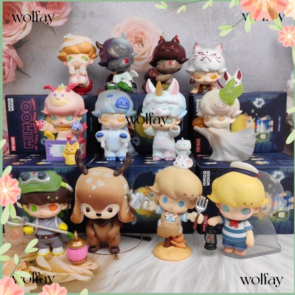 WOLFAY Dimoo Box, POPMART Bubble Marte Dimoo No One's Gonna Sleep ...