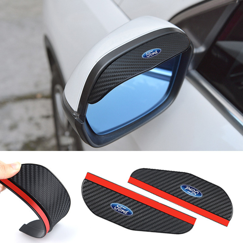 Ford Car carbon fiber rain eyebrows with hydrophobic, anti glare, and ...
