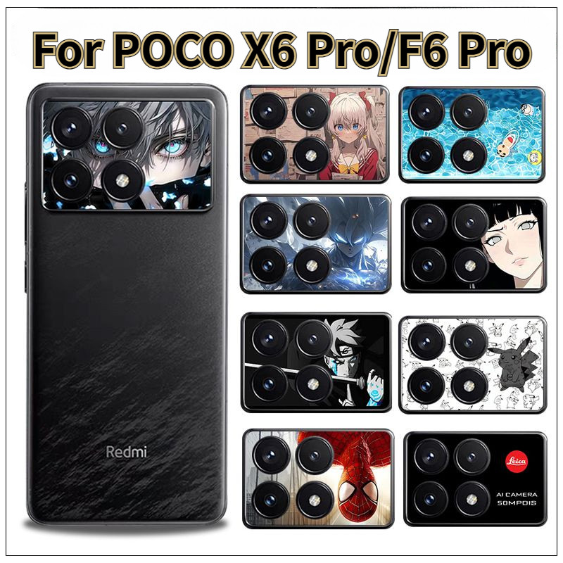 For POCO X6 Pro POCO F6 Pro Fashion Lens Sticker Camera Soft Sticker ...