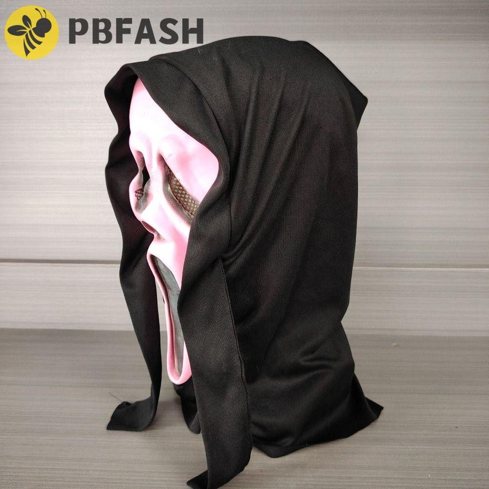PBFASH Screaming Ghost Face Mask, Horror Spooky Halloween Ghost Face ...