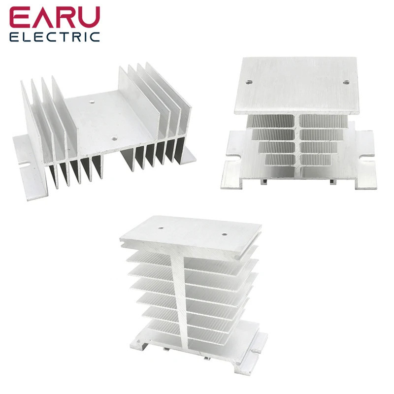 10A-150A New Solid State Relay SSR DA AA DD Aluminum Fins Single Phase ...