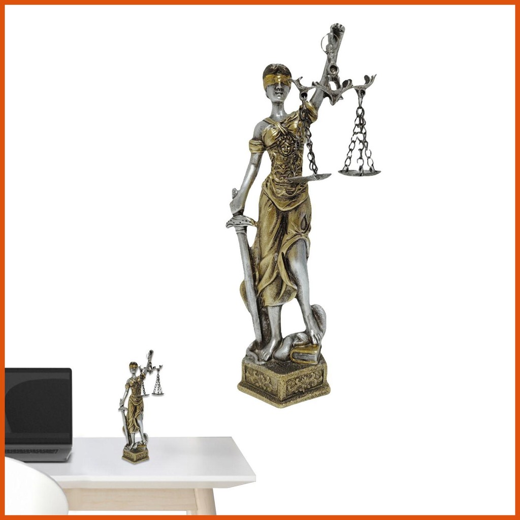 Resin Lady Justice Statue Resin Law Blind Lady Sculpture Greek Roman ...