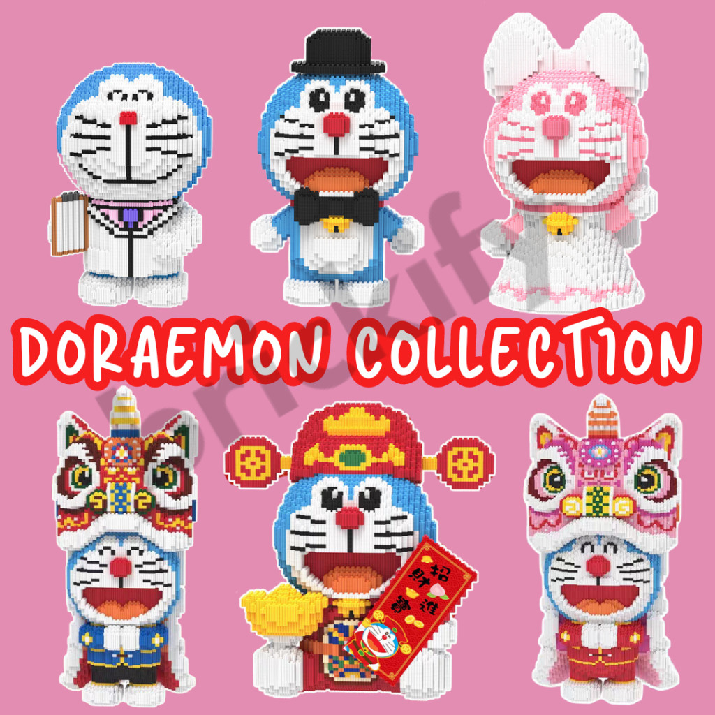 DORAEMON COLLECTION SERIES Building Block [Connection Block] | Shopee ...