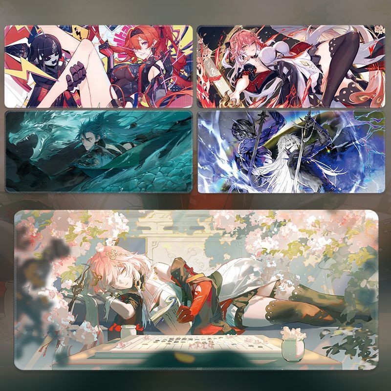 Wind howling giant waves mouse pad yin-yang bidirectional keyboard game ...