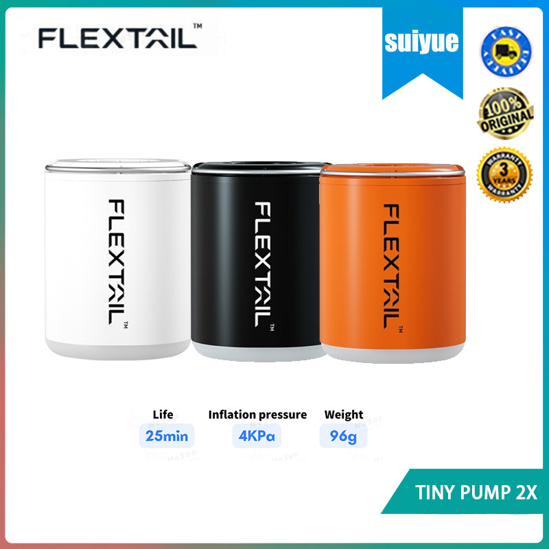 Flextailgear TINY PUMP 2X Outdoor Portable Electric Vacuum Inflatable Exhaust Lighting Three-In ...