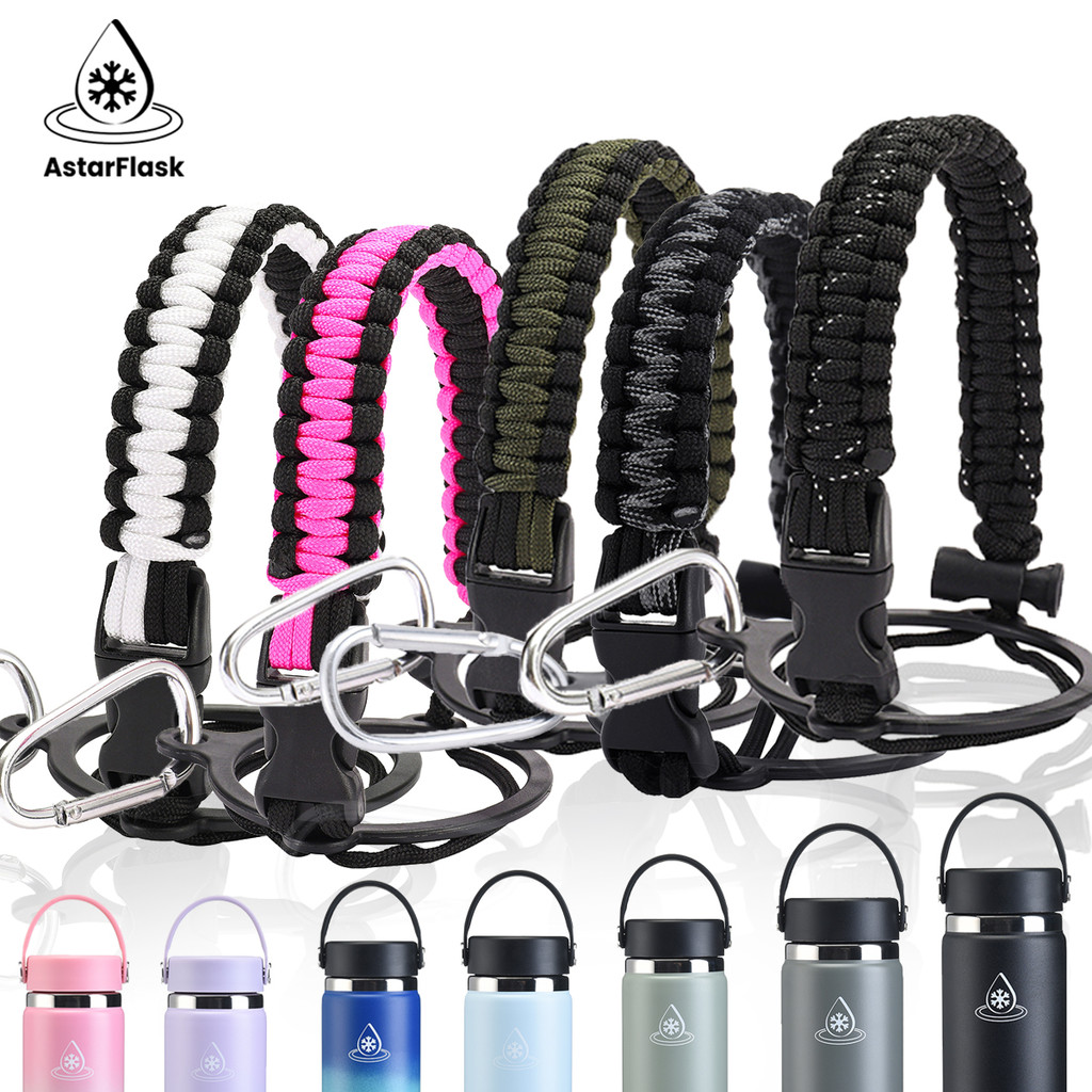 Astar Flask Water Bottle Boot Rope Paracord Handle Strap for Tumbler ...