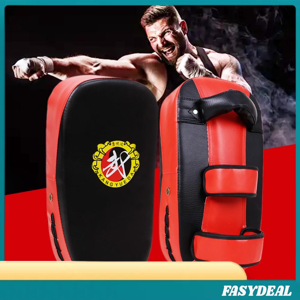 [fasydeal.ph] Hand Foot Kicking Pad Arc-Shaped PU Kick Punch Pad for ...