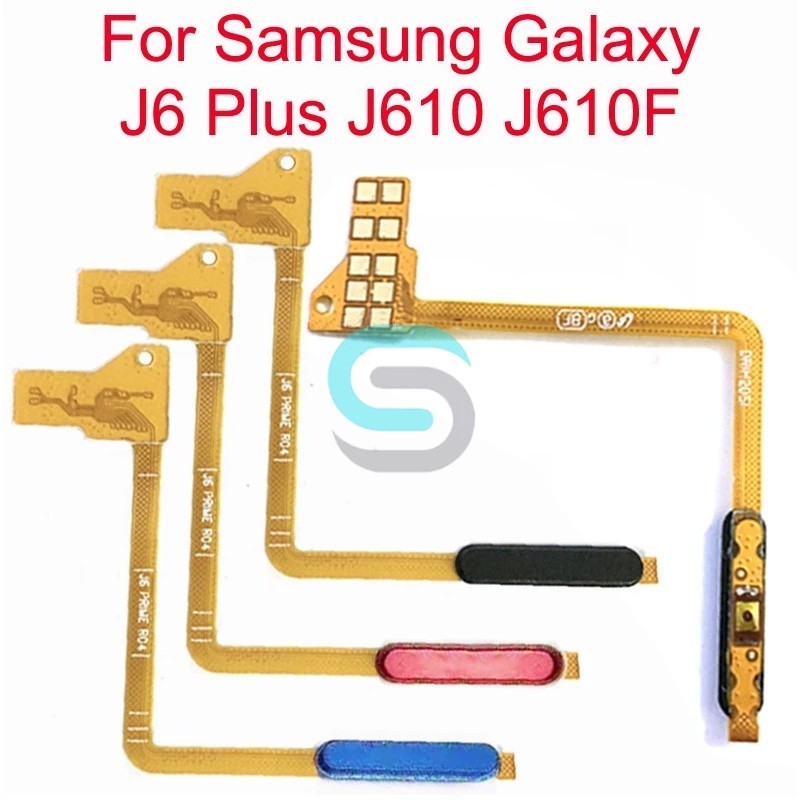 Fingerprint Power Button Flex Finger Print Replacement For Samsung ...