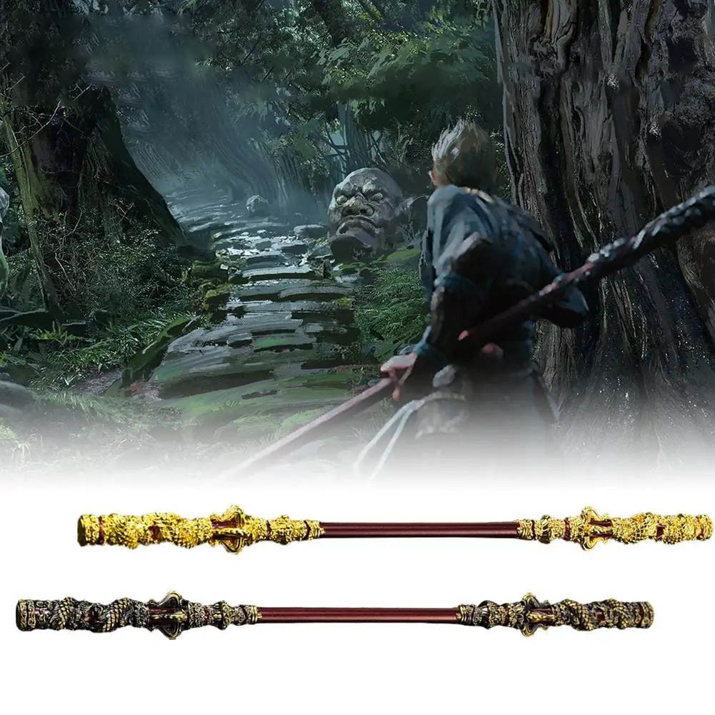 Black Myth: WuKong Weapon Sun Wukong Ruyi Golden Cudgel 22cm Metal ...