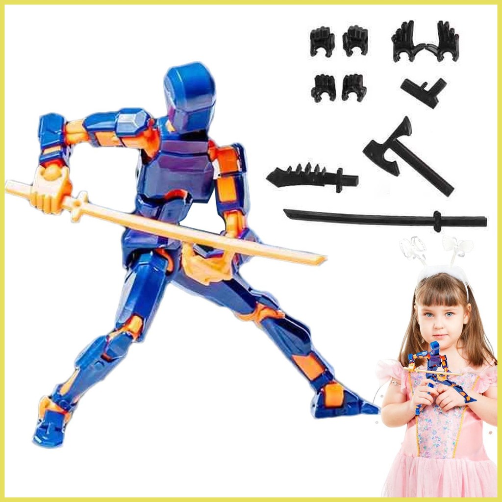 Mech Action Figure Articulated Robot Action Figure Flexible Joints Home ...