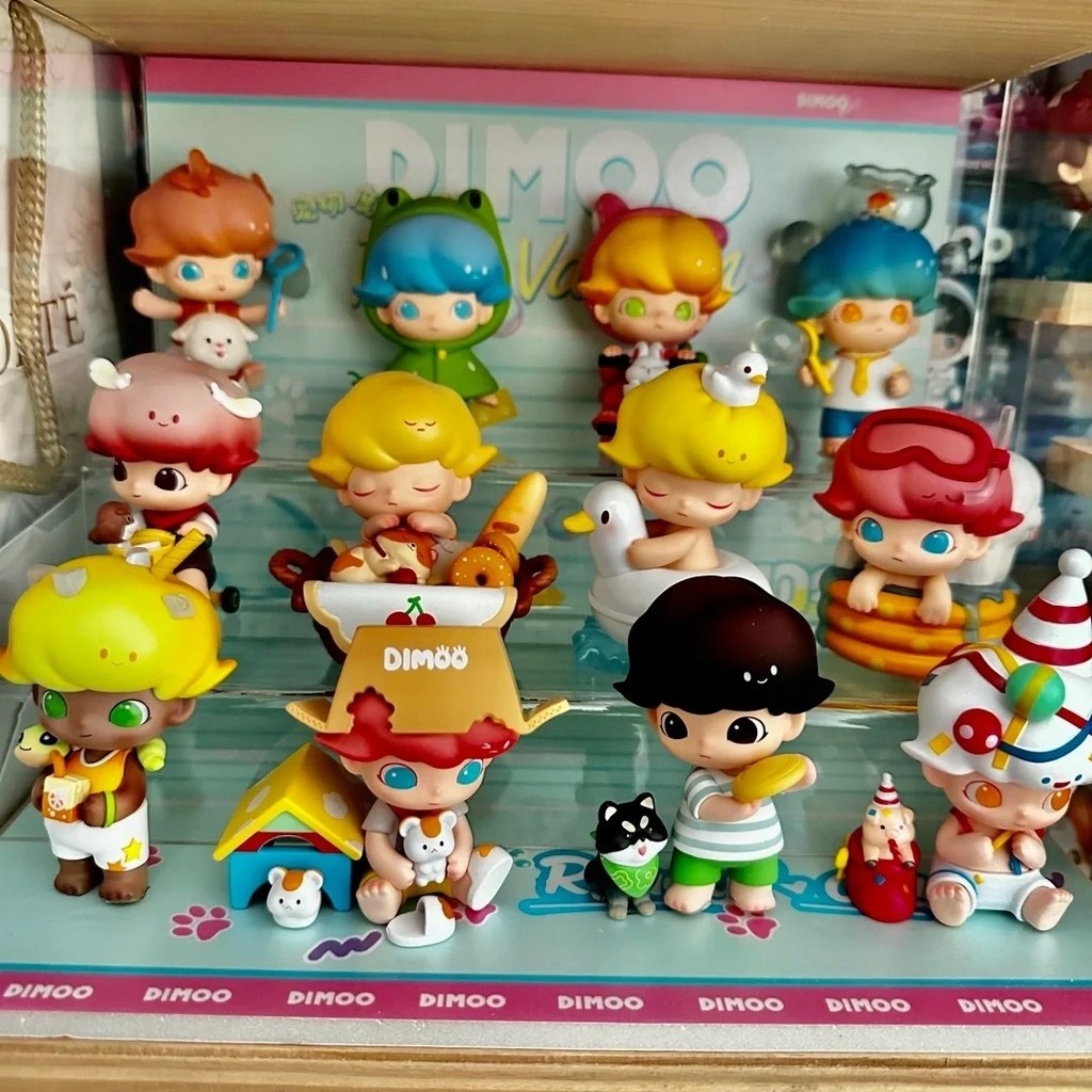 Dimoo Pet Vacation Series Blind Box Handmade Desktop Ornament Toy ...