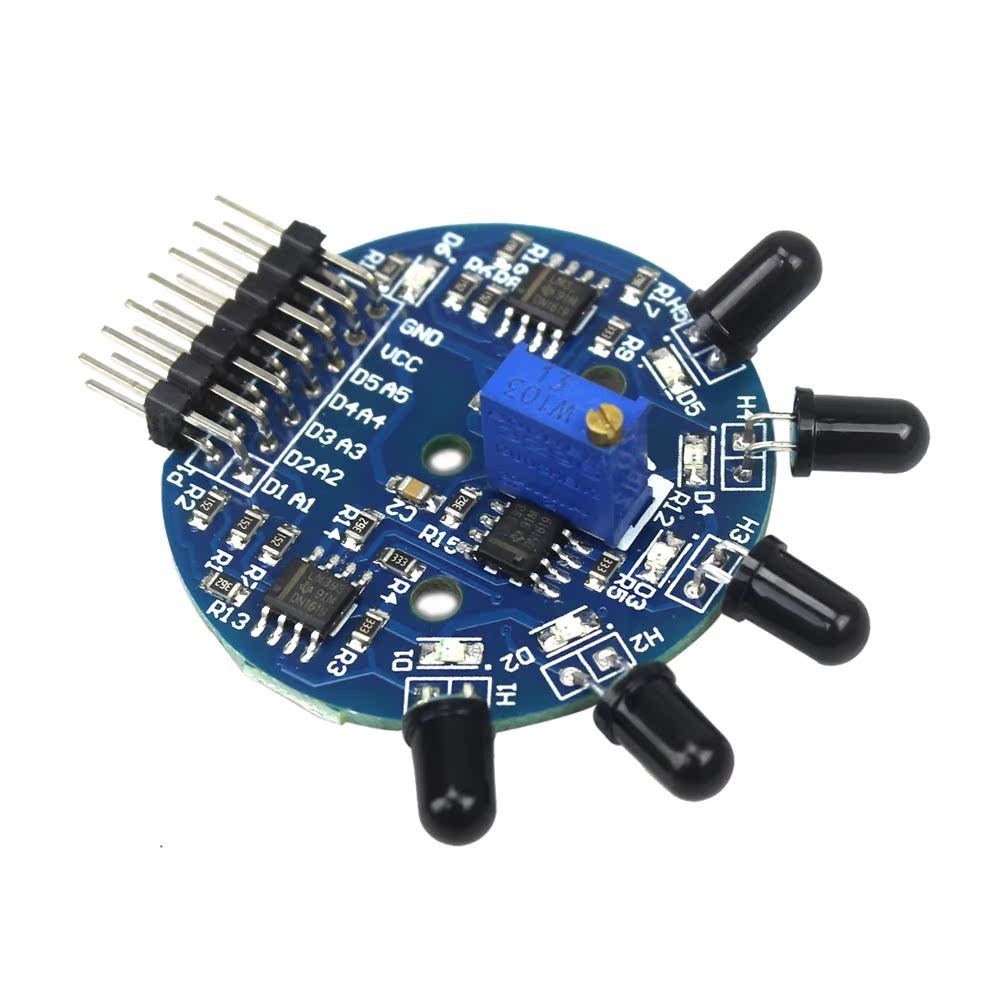 5 Way Flame Sensor Module Digital Signal Dual Output Fire Detection Sensor Module | Shopee ...