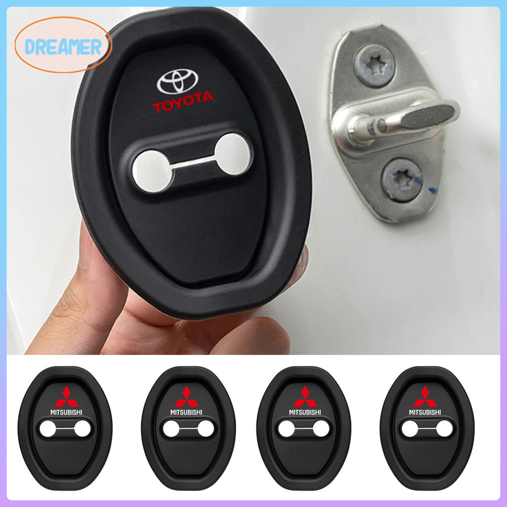 Car Door Lock Cover 4pcs /set Silent Accessories Auto Accessories Door ...