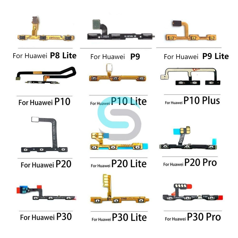 Power Switch Volume Side Key Button Flex Cable For Huawei P30 P20 Pro ...