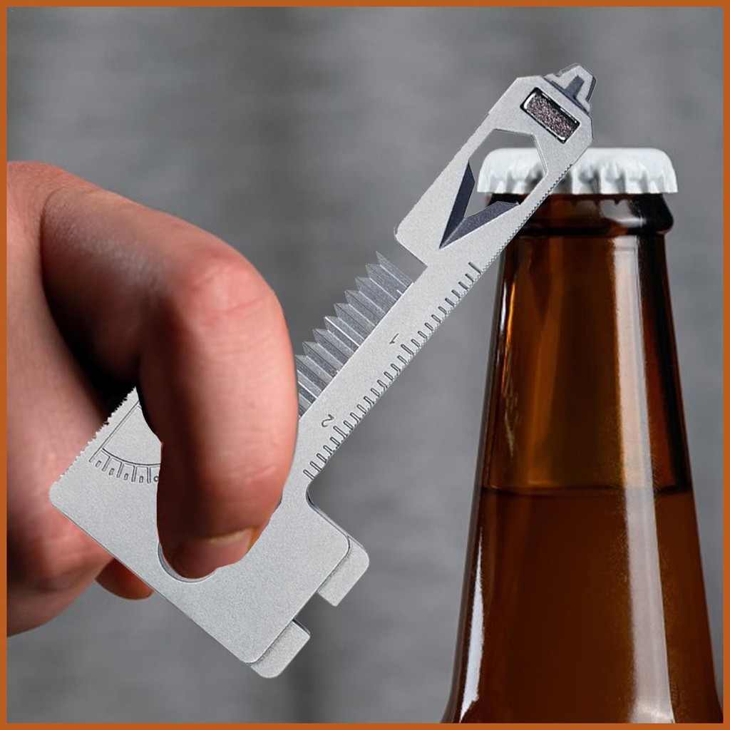 Multi Tool Keychain Metal Key Shaped Utility Tool Metal Key Shaped ...