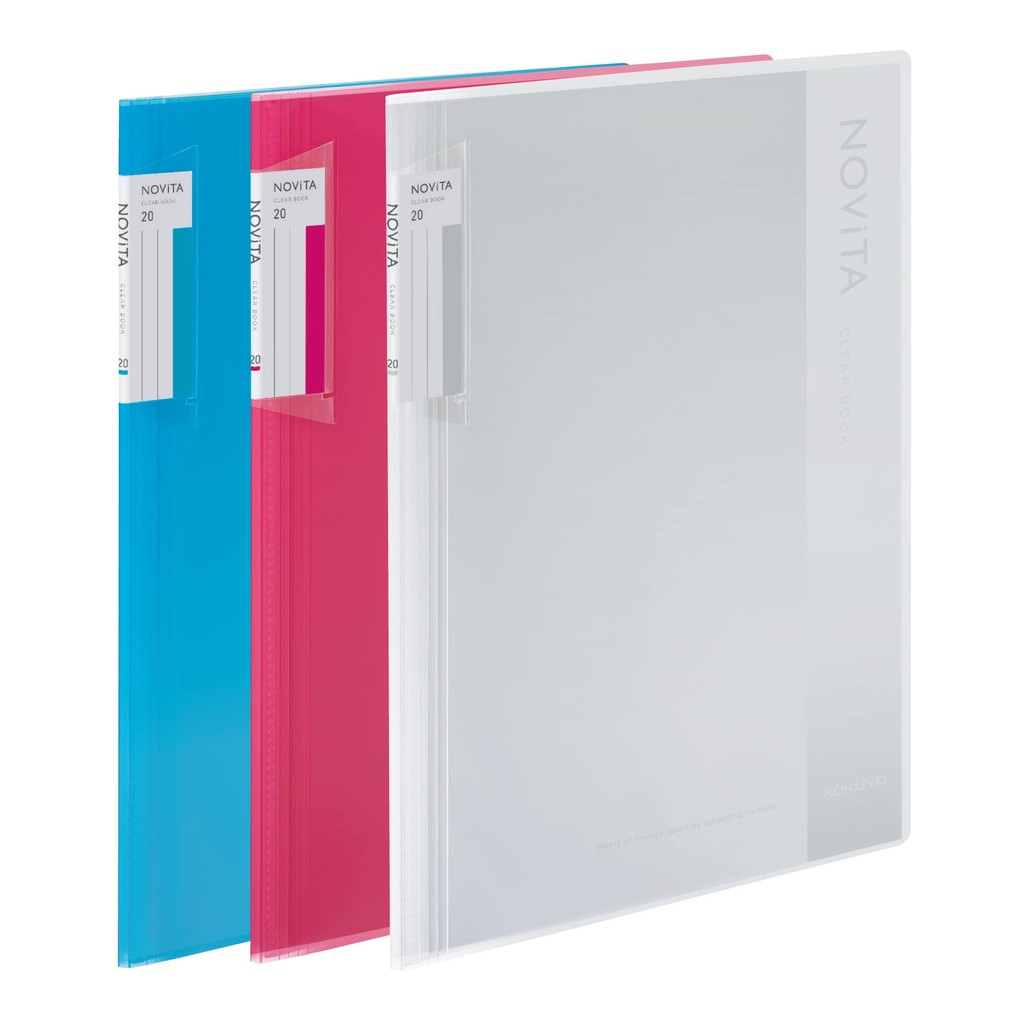 KOKUYO Clear Book Novita Fixed Type A4 20 sheets | Shopee Philippines