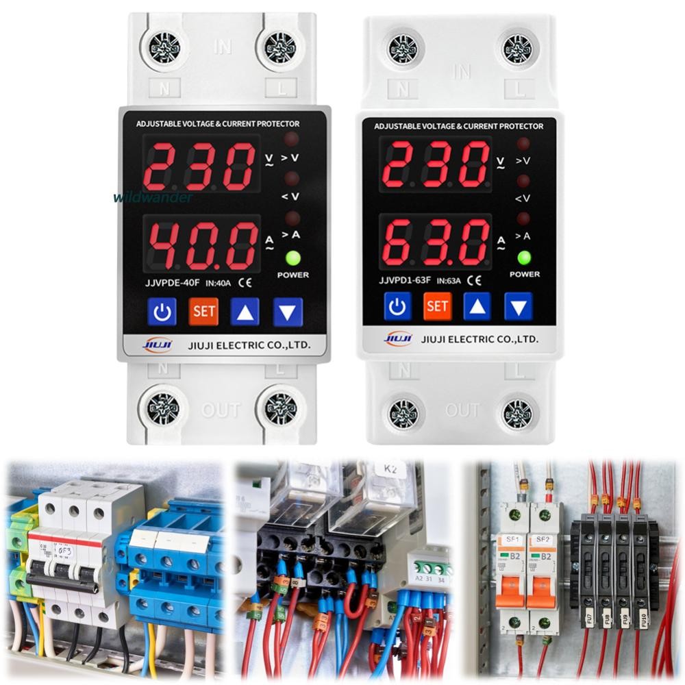 Over Under Voltage Protector Din Rail Overvoltage Over Current ...