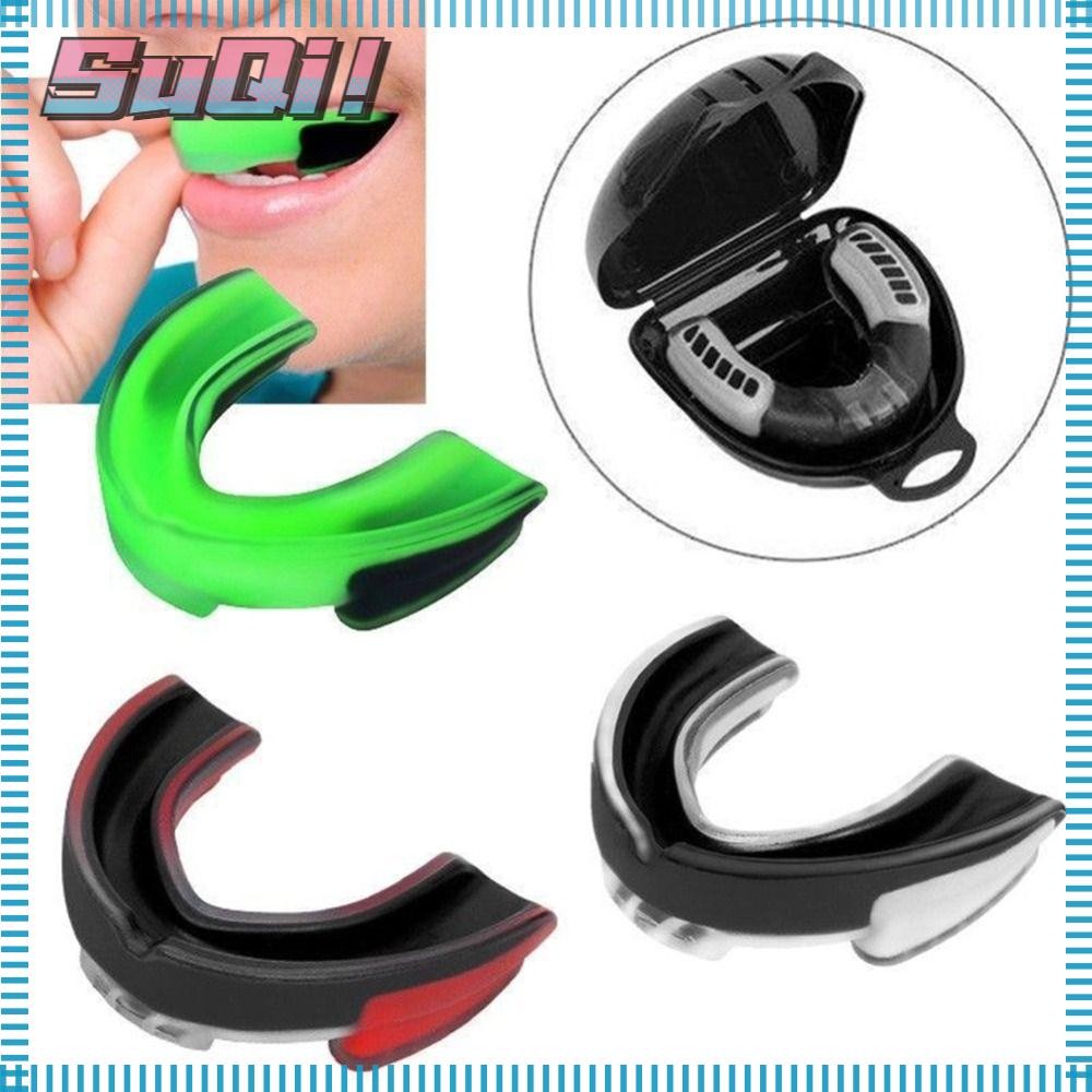 HI-SUQI Mouth Guard, EVA Professional Teeth Protection, Sports Safety 7 ...