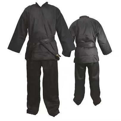 baju silat set berkualiti silat hitam uniform material arts gayong ...