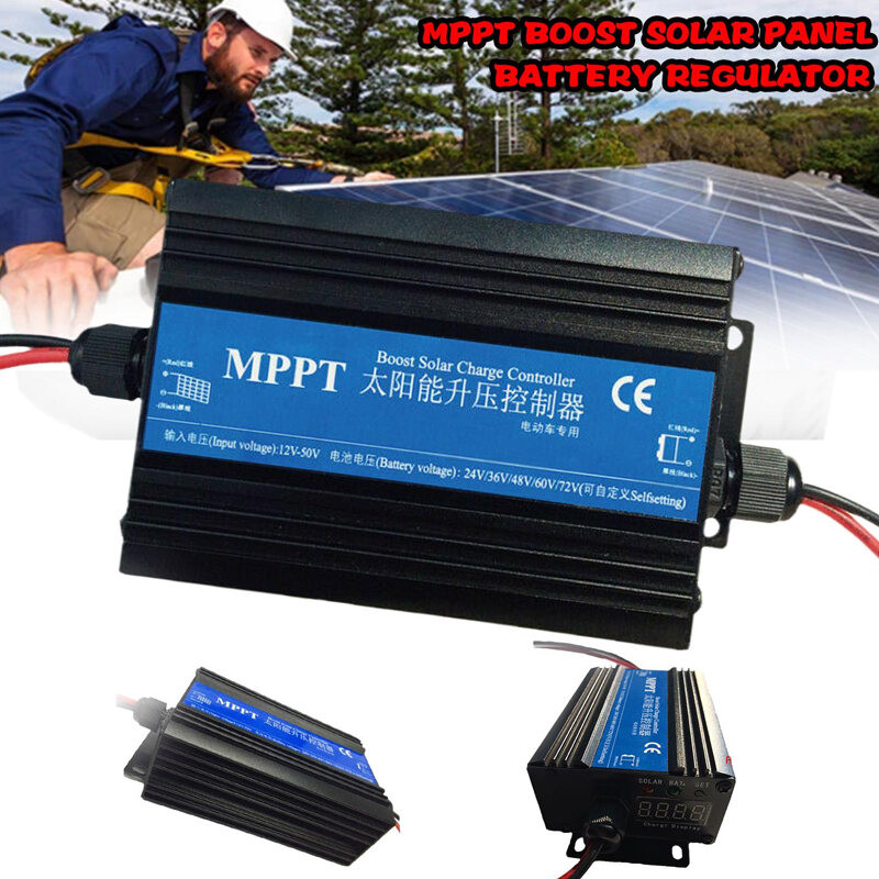 300W MPPT Solar Charger Controller For Ebike 24V/36V/48V/72V Solar ...
